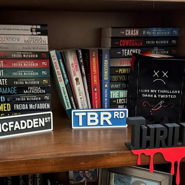 Library Street Sign Bookshelf Sign Personalized Laser Engraved Bookish ...