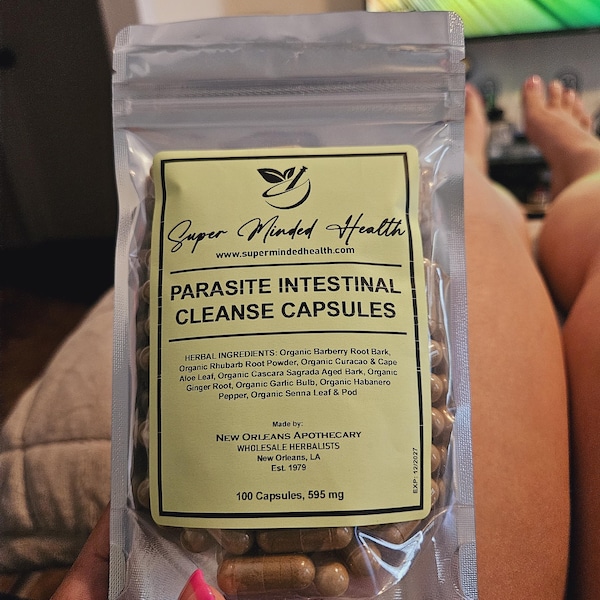100-parasite Intestinal Cleanse(colon Cleanse Super Flush) All Organic ...