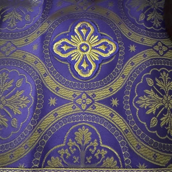 Orthodox Church Christian Cross Patch, Saint Andrew's Cross, Appliqué ...