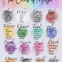 The Color of Magic Printable - Magic Colors- Witchcraft Colors- Color ...