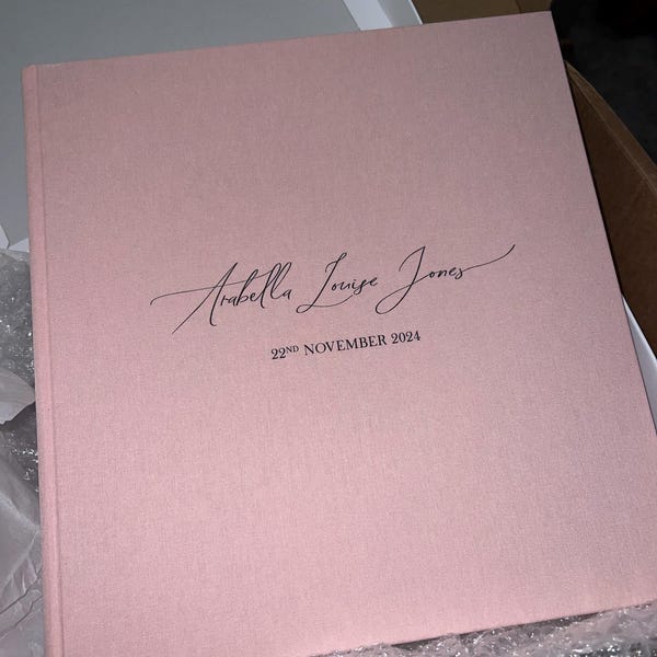 Extra Large Traditional Book Bound Photograph Album With Opaque ...