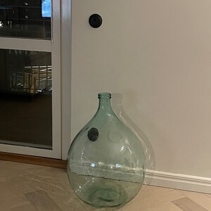 Round Flat Demijohn Table Vases Design Green Demijohns Green Onion Vase ...