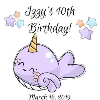 Narwhal Clipart, Narwhal Graphics, Whale Clipart, COMMERCIAL USE, Whale ...