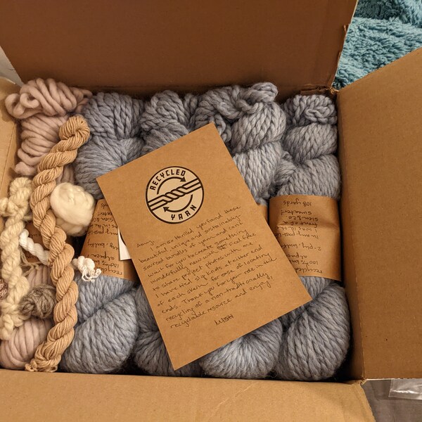 Fuchsia Pink Linen / Cotton Recycled Yarn - 1,766 Yards (chainette ...