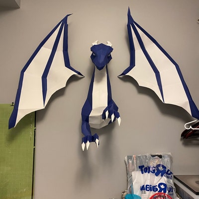 DIY Papercraft Dragon: Turn This Printable PDF Pattern Into an - Etsy