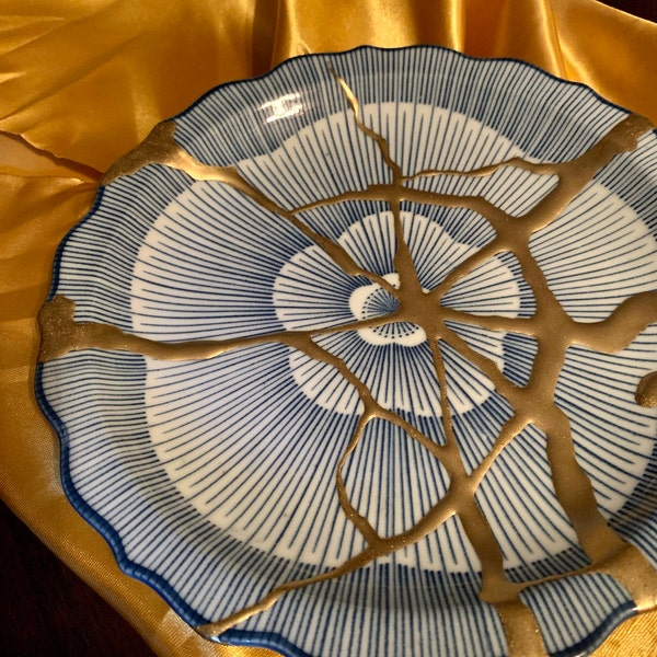 Include Wood Stand ,kintsugi Gifts, Kintsugi Bowl, Japanese Art in ...