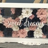 Personalized 6x14 Shadow Box With Paper Flowers - Etsy