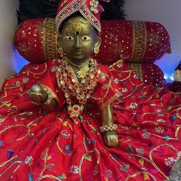 Updated 6 Pcs Dhoti 5" Poshak Set for 10" Gaura Nitai Idol Dresses ...