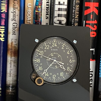 Aircraft Clock Stand,su Mig Clock CLOCK STAND for Vintage Military ...