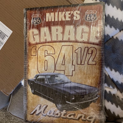 Vintage Tin Metal Sign for Garage. Free Personalization YOUR Car ...