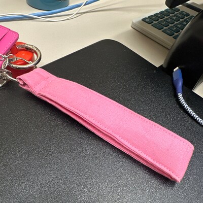 Blue Denim Jeans Key Fob Wristlet Keychain With Tassels - Etsy