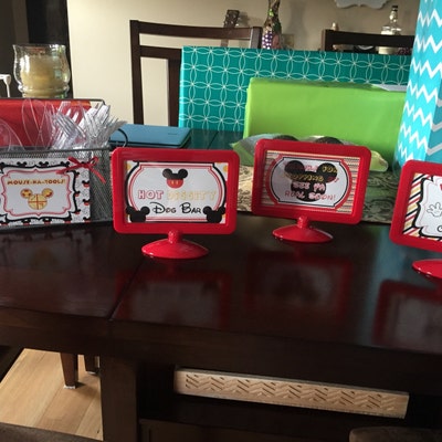 INSTANT DOWNLOAD: Mouseketools Mickey Mouse Clubhouse Party Food Sign ...