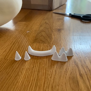 Fursuit Teeth 3D Printed Toony Fangs for Fursuits and Costume - Etsy UK