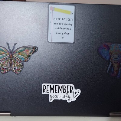 Motivational Sticker, Positive Quotes, Inspirational Gift, Clear ...