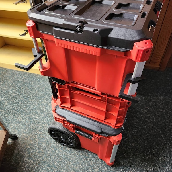 Alpha Rails™ Black - Threaded Milwaukee Packout Rails - Etsy