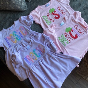 Girls Monogrammed Shirt, Girls Personalized Shirt, Liberty London ...