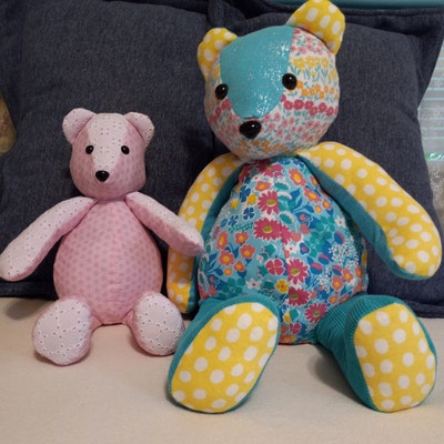 Simplicity A2115 Pattern Memory Bear Pattern Plush Sewing - Etsy