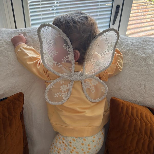 Baby Child Floral Fairy Double Wing Dressup Quality Fairy Wings ...