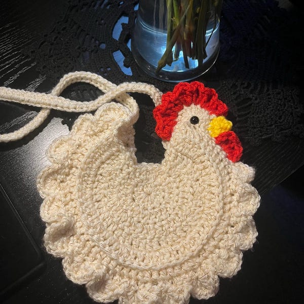 Crochet Chicken Bag Pattern Only U.S Terms - Etsy