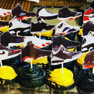Jordan 1s Cupcake Topper, Jordan Cake Topper, Jordan Gifts, Jordan ...