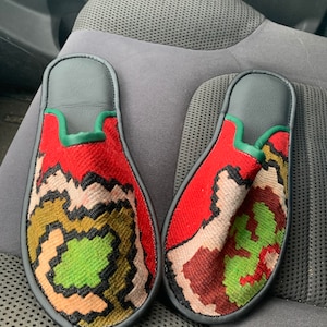 Kermit the Frog Leather Slippers - Etsy