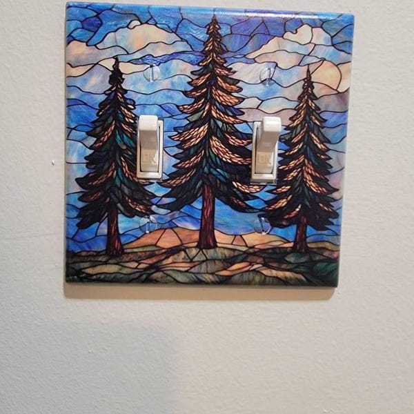 White Marble Bold Light Switch Plate Outlet Covers Electric Switch ...