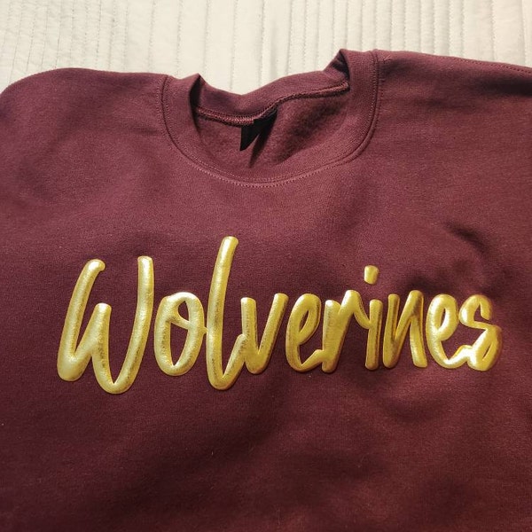 Custom Puff Back Print Add-on Listing - Etsy