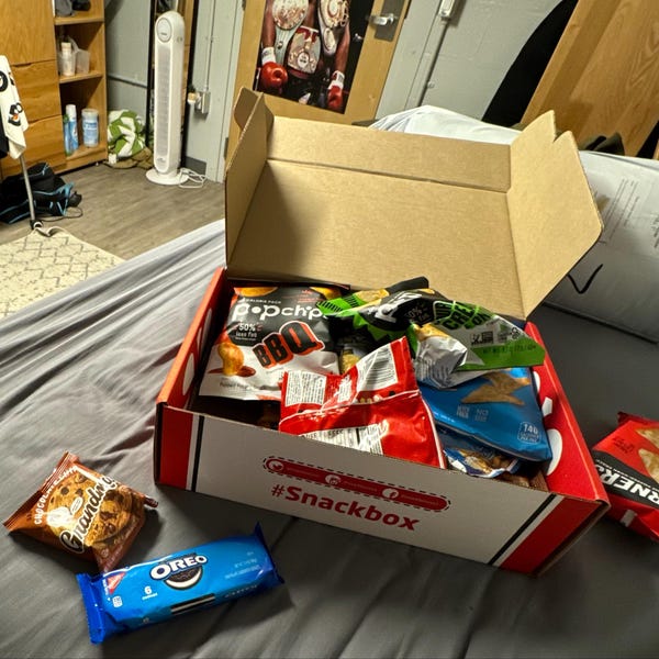 College Care Package Snack Box for Students, Military, Halloween ...