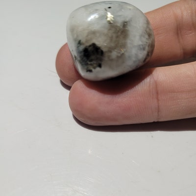 Medium Rainbow Moonstone, Tumbled Rainbow Moonstone, Blue Flash ...