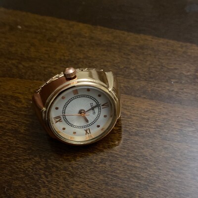 90's Y2K Vintage Mini Ring, Watch Vintage Watch Ring, Unique Rings ...