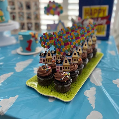 Up Cupcake Toppers - Etsy