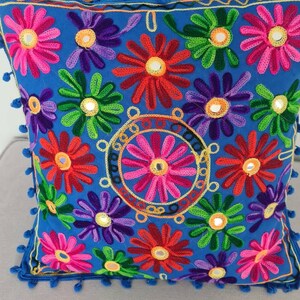 Indian Wall Hanging Tapestry Multicolour Embroidered Table Runner ...