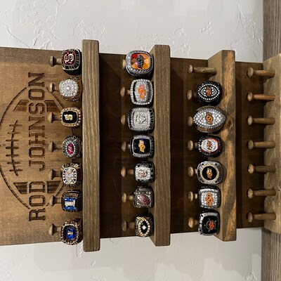 Personalized Championship Ring Display Sports Ring Display Baseball ...