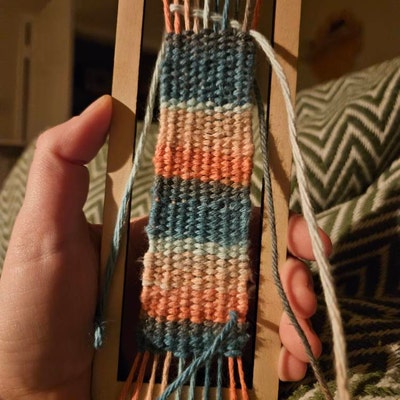 Rainbow Macrame Frame Macrame Ornament Wood Macrame Loom - Etsy