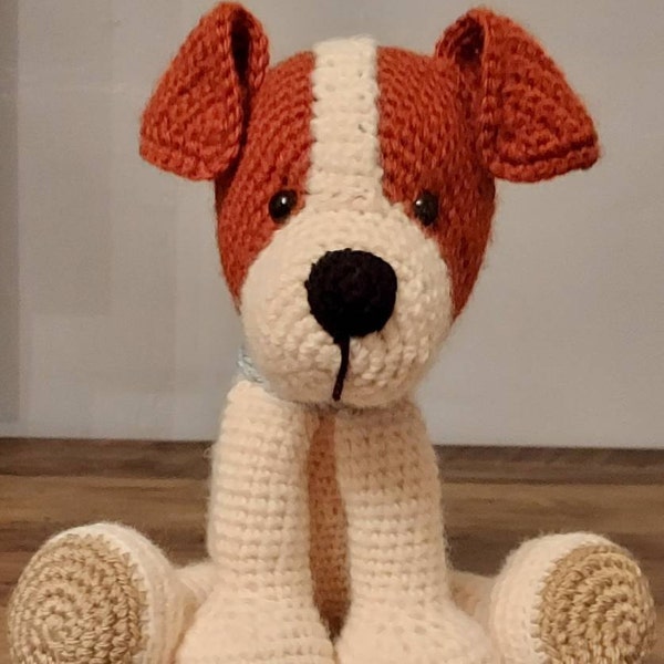 Patrón crochet Perro Amigurumi Perro pdf tutorial - Lolo el perro ...