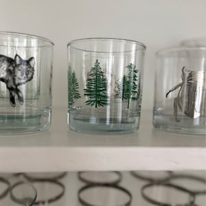 Dog Shot Glass Barware Glass Dogs Screen Printed - Etsy