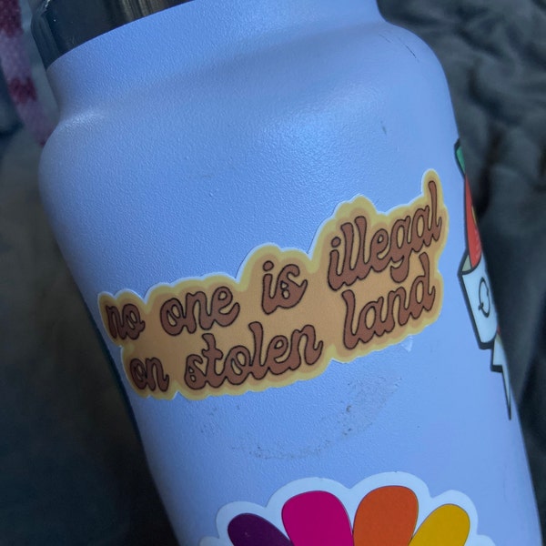Land Back Sticker- Waterproof- Stolen Land- Indigenous- Land ...