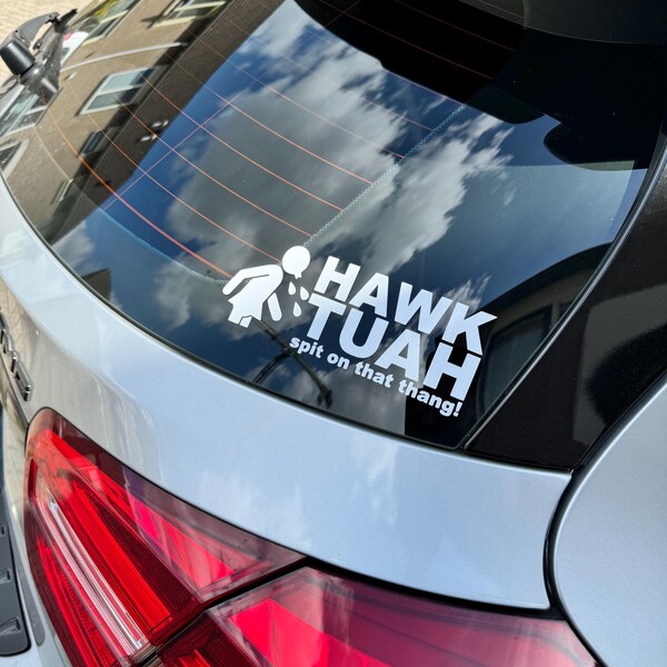 HOSS Decals: Funny Car Window Decal - Made in Canada - Etsy