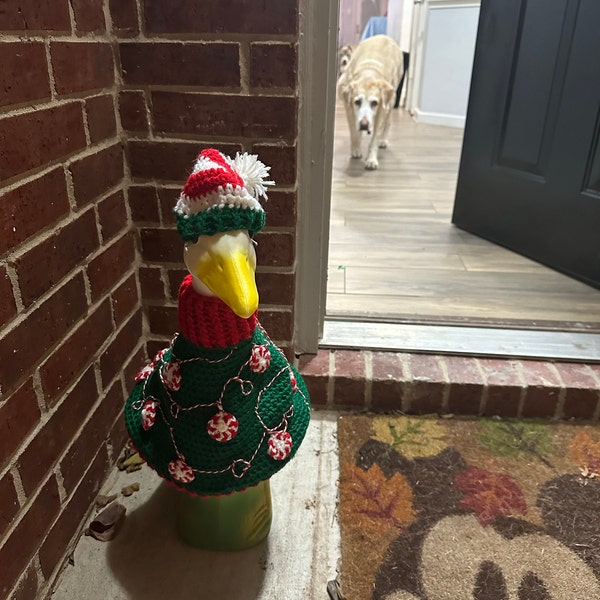 Porch Goose Peppermint Sweater - Etsy