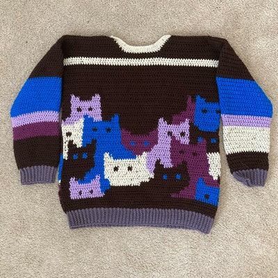 PATTERN Cat Sweater Crochet - Etsy