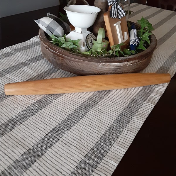 Handmade Tapered Rolling Pin | French Style | Walnut | Purple Heart ...