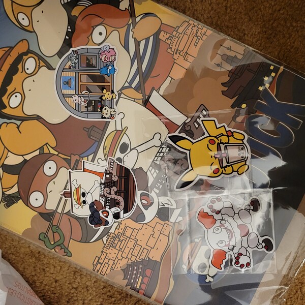Psyduck X Sanji pokemon One Piece Crossover Sticker - Etsy