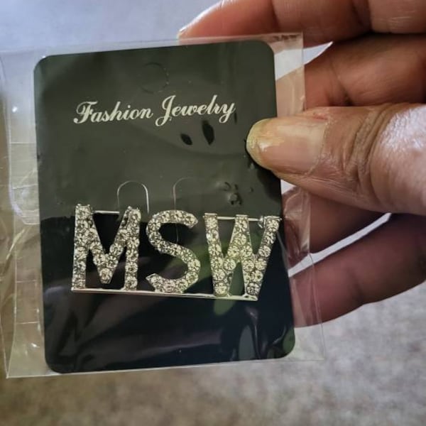 Custom Nameplate With Bling Cuban Chain, Personalized Nickname Necklace ...