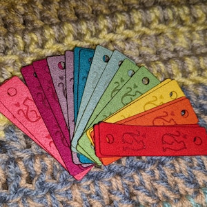 Printable Coaster Tags and Labels Knit Crochet Coaster Sets | Etsy