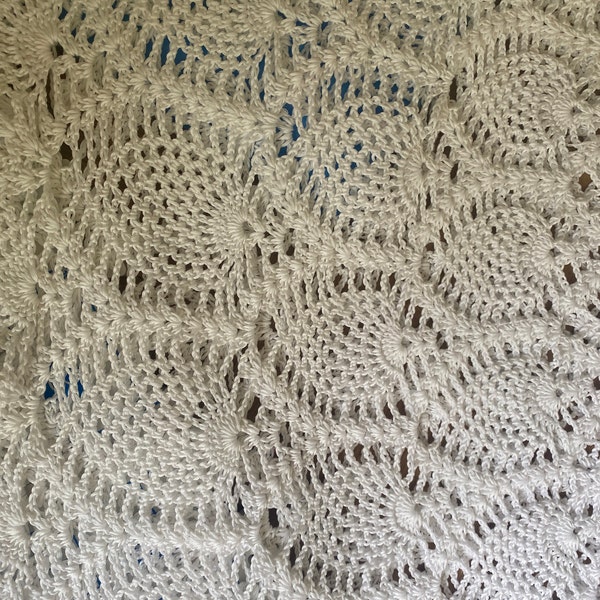 Crochet Cobweb Wrap Pattern: Convertible Pineapple Shawl (PDF Download ...