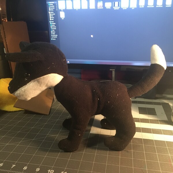 Wolf Plushie Sewing Pattern Digital PDF - Etsy