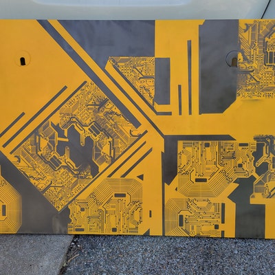 Circle Pattern Airbrush Stencil Template - Etsy