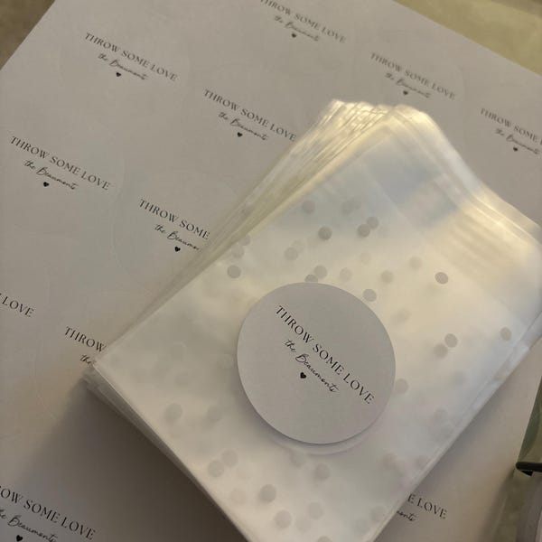 Circular 45mm Stickers, A4 Sheets, Matte Finish, Logo Stickers ...