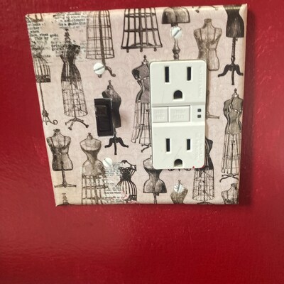 Leopard Light Switch Plate / Leopard Cheetah Print Single Light Switch ...