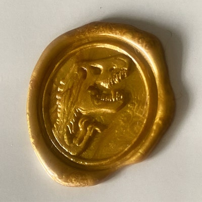 Dinosaur T-rex Wax Seal Stamp /wax Seal Stamp Kit /custom Sealing Wax ...